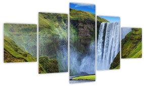 Obraz - Vodopád Seljalandsfoss (125x70 cm)