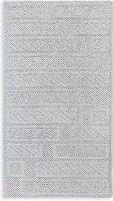 Koberec Porto1, 80x150 cm, stříbrný