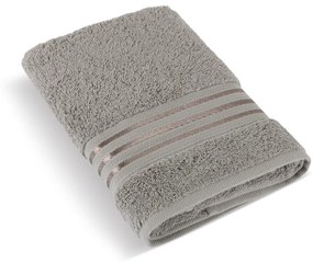 Froté ručník, osuška linie tmavě šedá - ,  Osuška