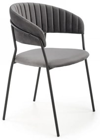Designová židle Peva šedá