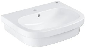 Grohe Euro Ceramic - Umyvadlo s přepadem, 600x480 mm, PureGuard, alpská bílá 3933700H