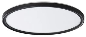 KANLUX KANLUX, AZPO stropní LED svítilna, průměr 225mm, 11,8 W, IP54, černá mat, 31501