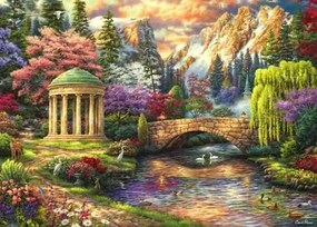 GRAFIKA Puzzle Klid zahrady / 500 dílků / 47,8 × 34,2 cm