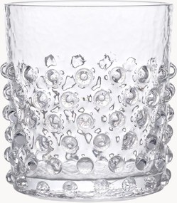 Sada ručně foukaných sklenic Hobnail, 2 díly