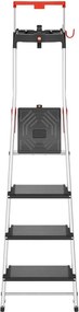 Hliníkové schůdky Hailo L100 Topline, 3+1 příčka, nosnost 150 kg, 8050-407