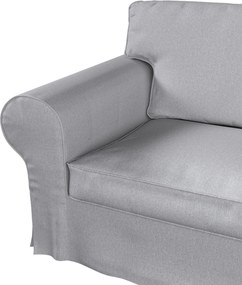 Potah na pohovku IKEA Ektorp 2-místná s lenoškou barva šedá látka pletený vzor