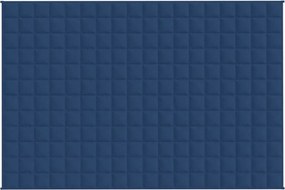 Zátěžová deka modrá 122 x 183 cm 5 kg textil 3154847