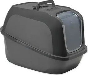 Moderna Mega Deluxe tmavě šedá / Toaleta pro kočky / s krytem / 65,8x4