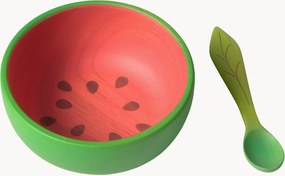 Sada ručně vyrobené misky se lžičkou Wally the Watermelon, 2 díly
