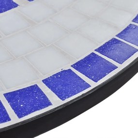 vidaXL 3dílný bistro set mozaikový keramický [271771] Barva: Modro-bílá