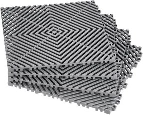 Drenážní rohož Drenážní podlahová rohož 30,5 × 30,5 cm modulární zámkový polštář