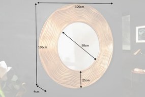 Designové nástěnné zrcadlo Dalton 100 cm zlaté