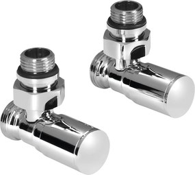 Aqualine C-start připojovací sada ventilů ruční rohová chrom SC237C
