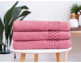 Froté ručník 50 × 100 cm ‒ Paolo pudrový