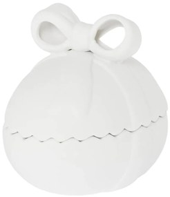Storefactory Velikonoční dekorace LUNDBY 14 cm, bílá barva, porcelán
