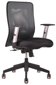 Office Pro Kancelářská židle na kolečkách Office Pro CALYPSO - s područkami Antracit 1211