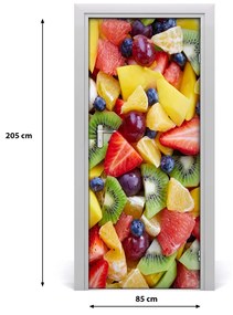 Fototapeta na dveře samolepící ovoce 85x205 cm