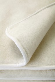 Wooline Vlněná Merino deka krémová 140x200 cm, australské merino