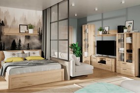 Postel DORSI 160x200, dub navarra Kondela 0000358646