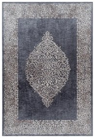 Vopi | Kusový koberec Fiesta 4303 black - 80 x 150 cm
