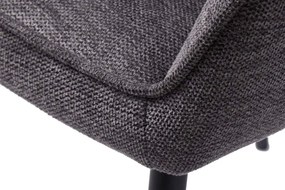 Designová židle Jadwiga II tmavě šedá