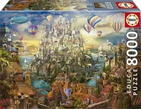 EDUCA Puzzle Město snů / 8000 dílků / od 14 let