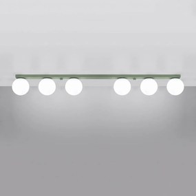 Sollux Lighting Stropní svítidlo YOLI 6 olivově zelené