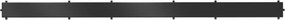 Mexen Flat M13 krycí deska 2v1 pro lineární odtok 80 cm, černá - 1719080