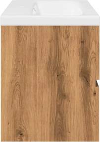 Skříňka se zápustným umyvadlem dub artisan 3328928