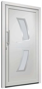 Vchodové dveře bílé 108 x 208 cm,  3057564