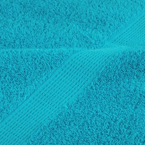 Premium ručníky SOLUND 2 ks tyrkysové 70 x 140 cm 600 g/m² 137452