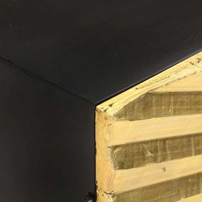 TV stolek 90 x 30 x 45 cm masivní mangovníkové dřevo 322681