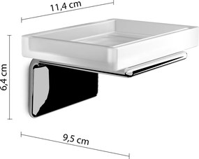 Gedy Gedy, IL GIGLIO mýdlenka, mléčné skldo, chrom, A91113