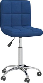 Otočná kancelářská židle modrá textil 334317