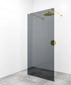 Sprchová zástěna Walk-in 140 cm SAT v barvě profilu zlatá SATBWI140KSZAVZ