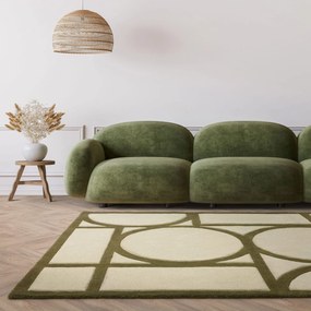 Tribeca Design Kusový koberec Newtor Khaki Rozměry: 200x290 cm