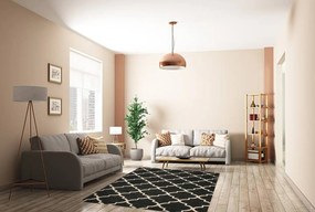 Berfin Dywany, Kusový koberec Lagos 1052 Dark Grey (Silver), 200x290, šedá, chodba / předsíň