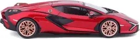 Bburago Plus Lamborghini Sian FKP37 - Red / měřítko 1:24