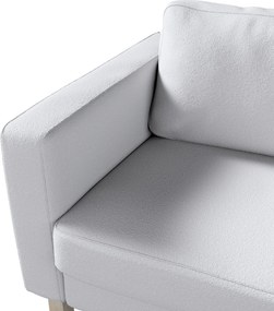 Potah na pohovku IKEA  Karlstad 3-místná, nerozkládací, krátký barva bílá látka pletený vzor