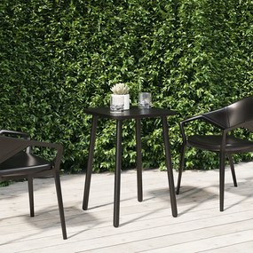 Zahradní stolek antracitový 50 x 50 x 71 cm ocel