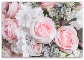 Gario Obraz na plátně Růžové růže Rozměry: 60 x 40 cm