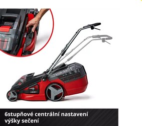 EINHELL Rotační sekačka AKU 43 cm GE-CM 43 LI M Kit (2x4 Ah)