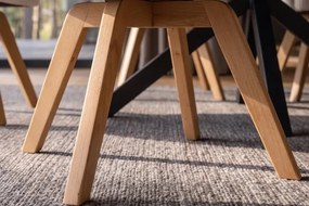 Designová otočná židle Maddison béžový manšestr