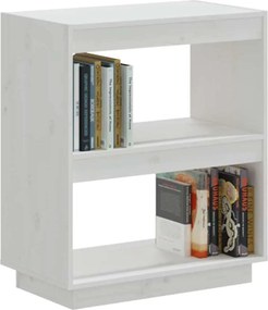 vidaXL Knihovna 60 x 35 x 71 cm masivní dřevo borovice [810861] Barva: Šedá
