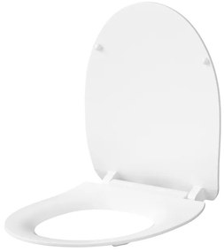 Cersanit Moduo/Delfi WC sedátko z duroplastu s pomalým zavíráním, bílá, K98-0138