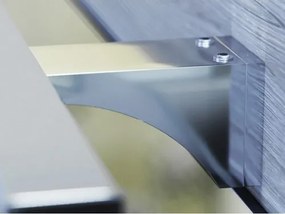 Koupelnové nástěnné LED svítidlo Panlux ELESAR PN12300005 12W IP44 4000K stříbrná