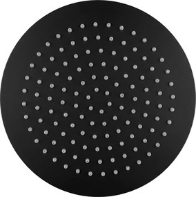 Rea Rea, kulatá dešťová sprchová hlavice 25cm, JS-P014B, černá matná, REA-P8601
