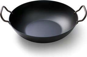 Pánev wok z uhlíkové oceli s nepřilnavým povrchem Skottsberg Carbon 34 cm K3
