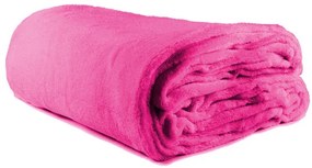 Textylia Deka / přehoz kvalitní z mikrovlákna 200x220cm různé barvy Barva: růžová