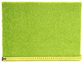Vopi, Kusový koberec Eton zelený ovál, 50x80, zelená, ložnice